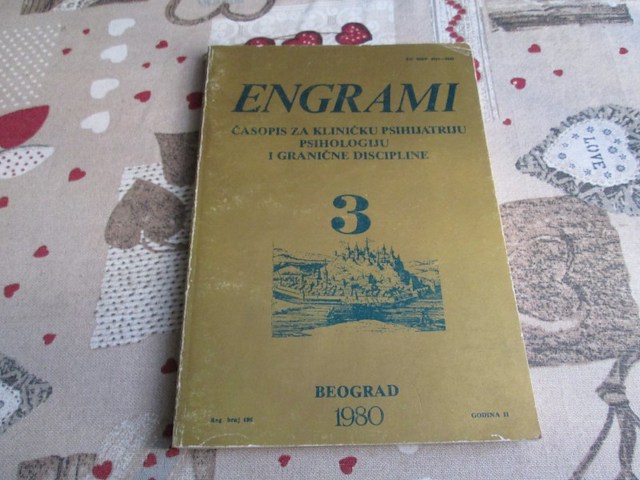 ENGRAMI časopis za kliničku psihijatriju 3/1980