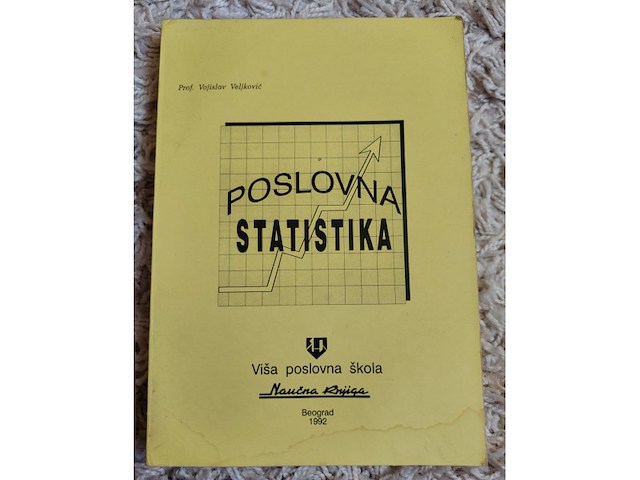 Poslovna statistika- Vojislav Veljković