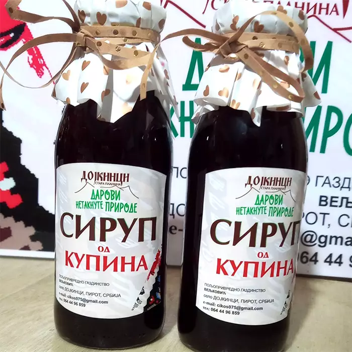 Sirup od divljih kupina 0.5l