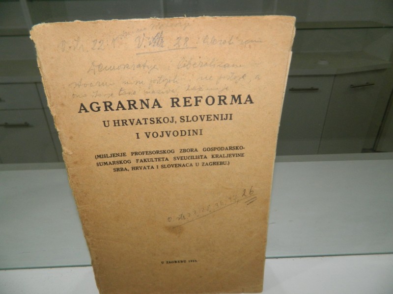 Agrarna reforma u Hrvatskoj, SLoveniji i Vojvodini 1923