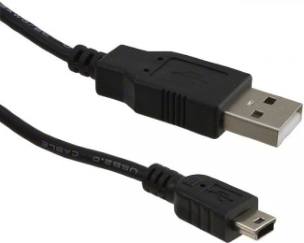 FAST ASIA Kabl USB A - USB Mini-B MM 1.8m crni