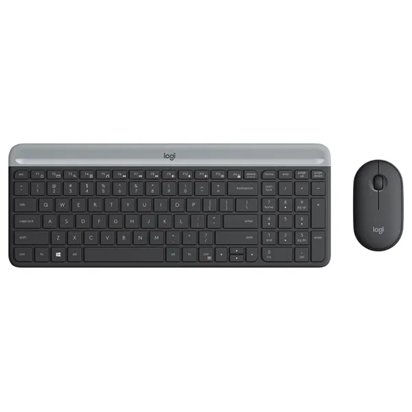 LOGITECH MK470 Wireless Desktop YU Graphite tastatura + miš