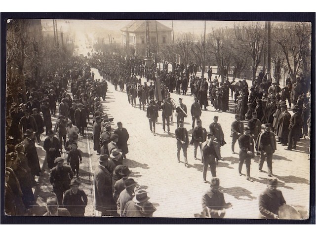 SOKO beograd - ulica kneza milosa - parada 1924