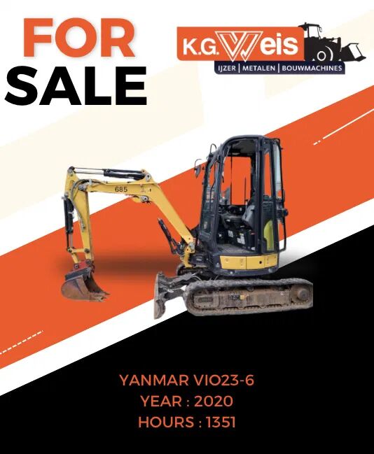 Yanmar VIO23/6 bager guseničar