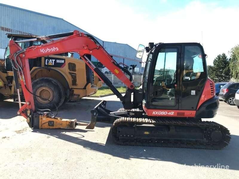 Kubota KX080-4 mini bager