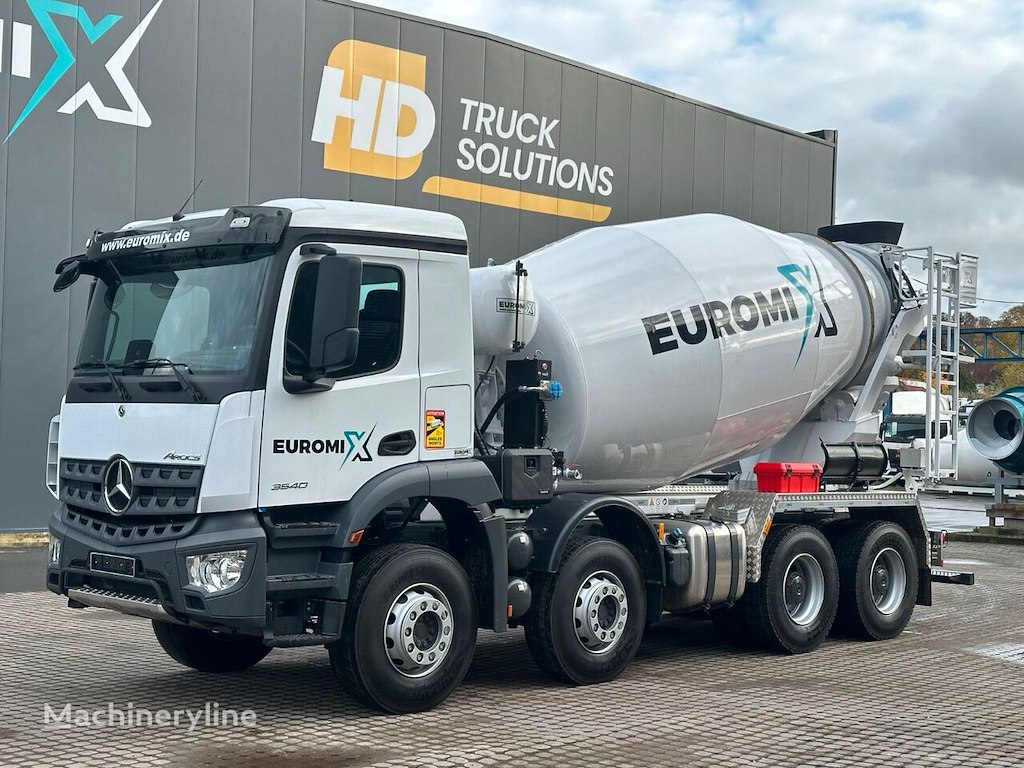 Mercedes-Benz Arocs 5 3540 8x4 EURO 6e EuromixMTP EM 9 L kamion s mešalicom za beton