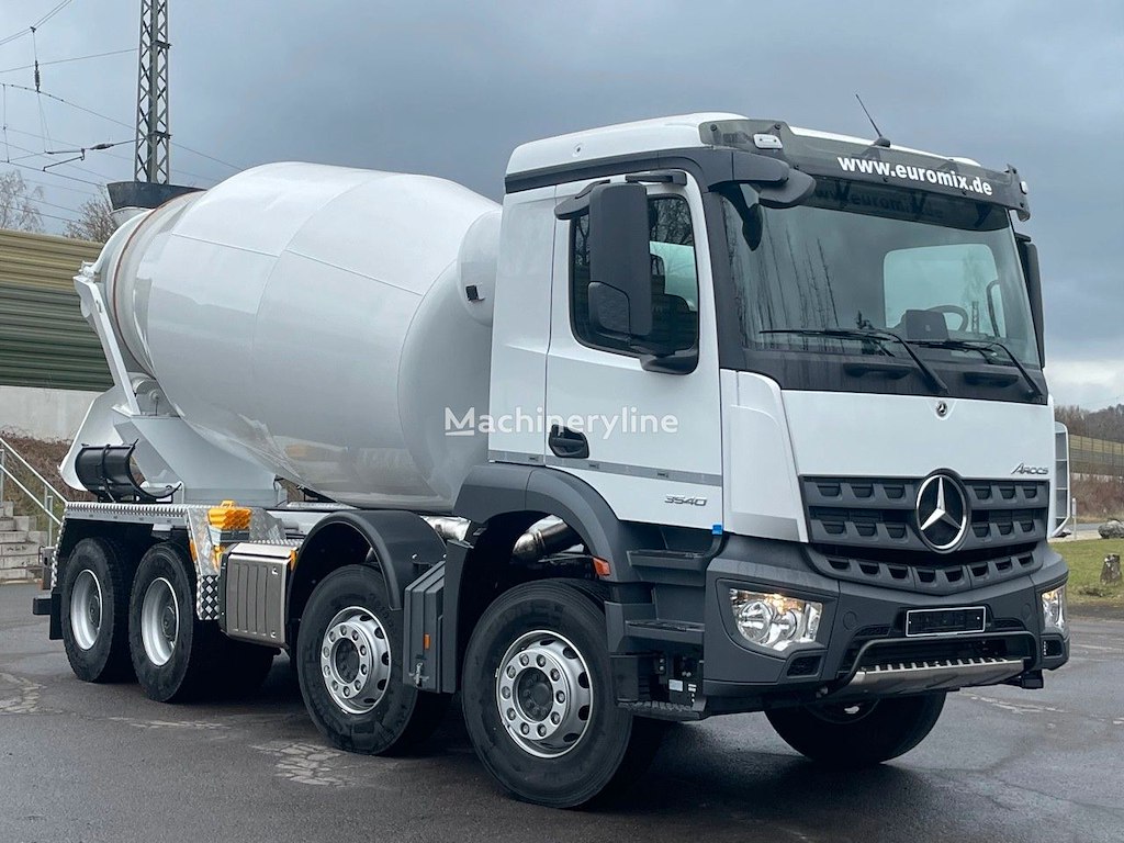 Novi Euromix MTP na šasiji Mercedes-Benz Arocs 5 3540 kamion s mešalicom za beton