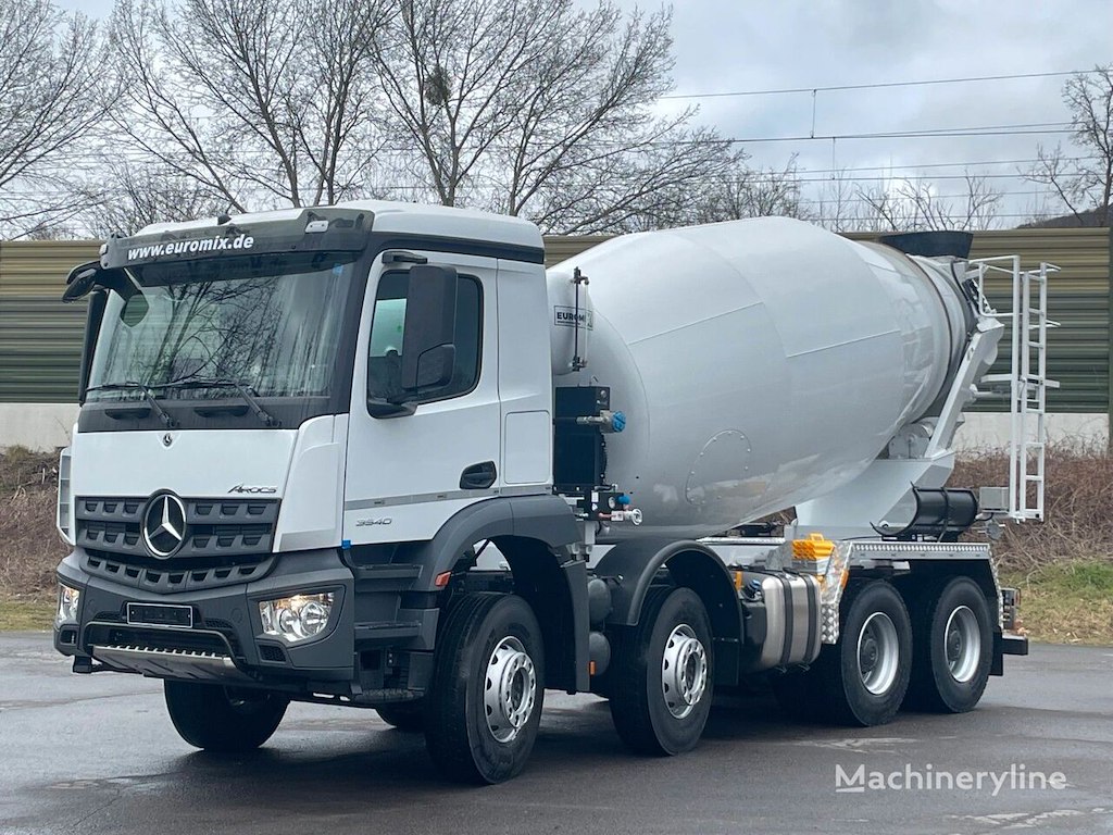 Novi Euromix MTP na šasiji Mercedes-Benz Arocs 5 3540 kamion s mešalicom za beton