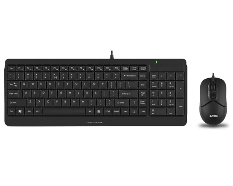 A4 TECH Set USB Tastatura YU + USB Miš F1512S FSTYLER Crni