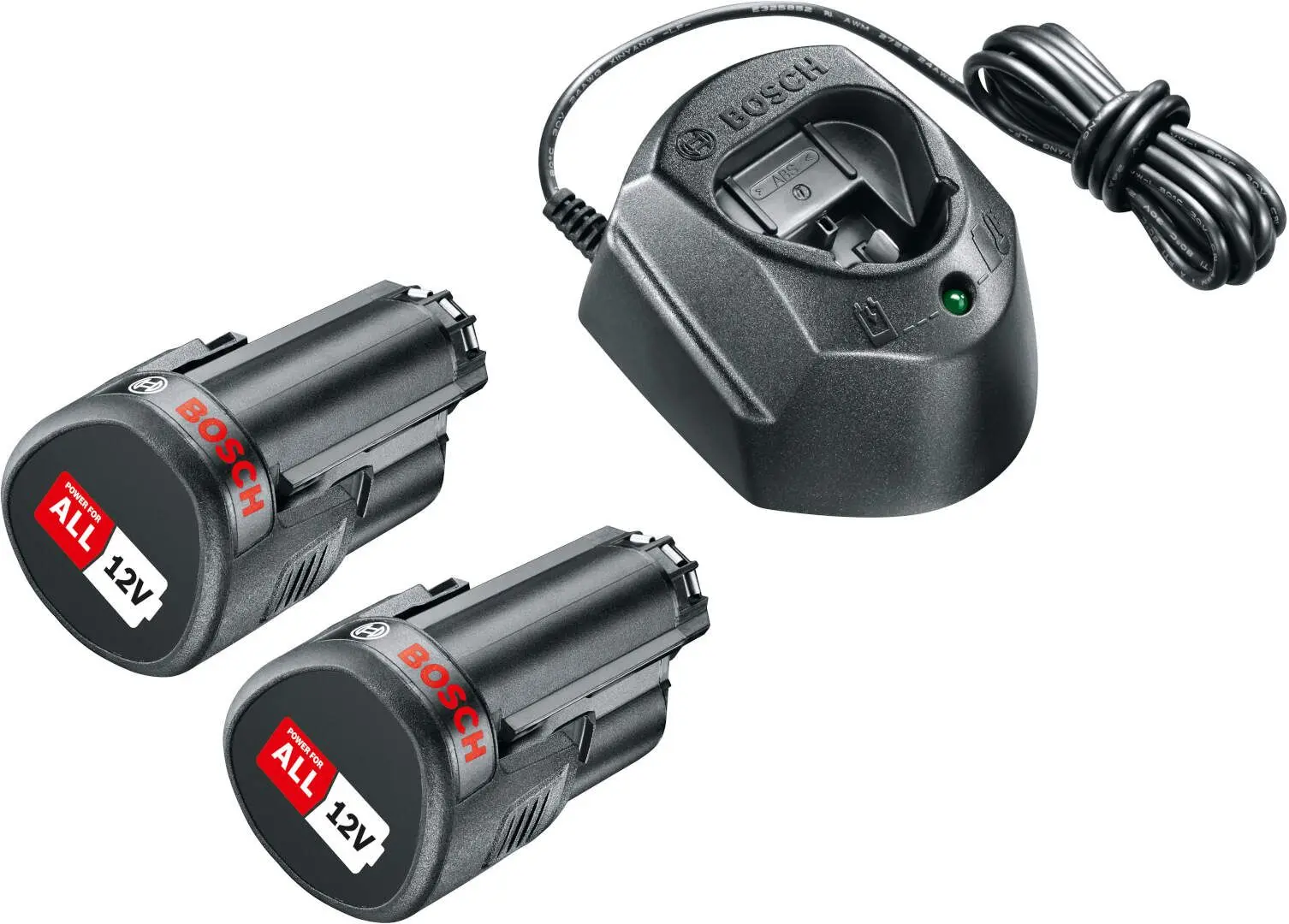 Bosch starter set 2 x akumulator PBA 12V 1,5 Ah + punjač GAL 1210 1600A01L3E