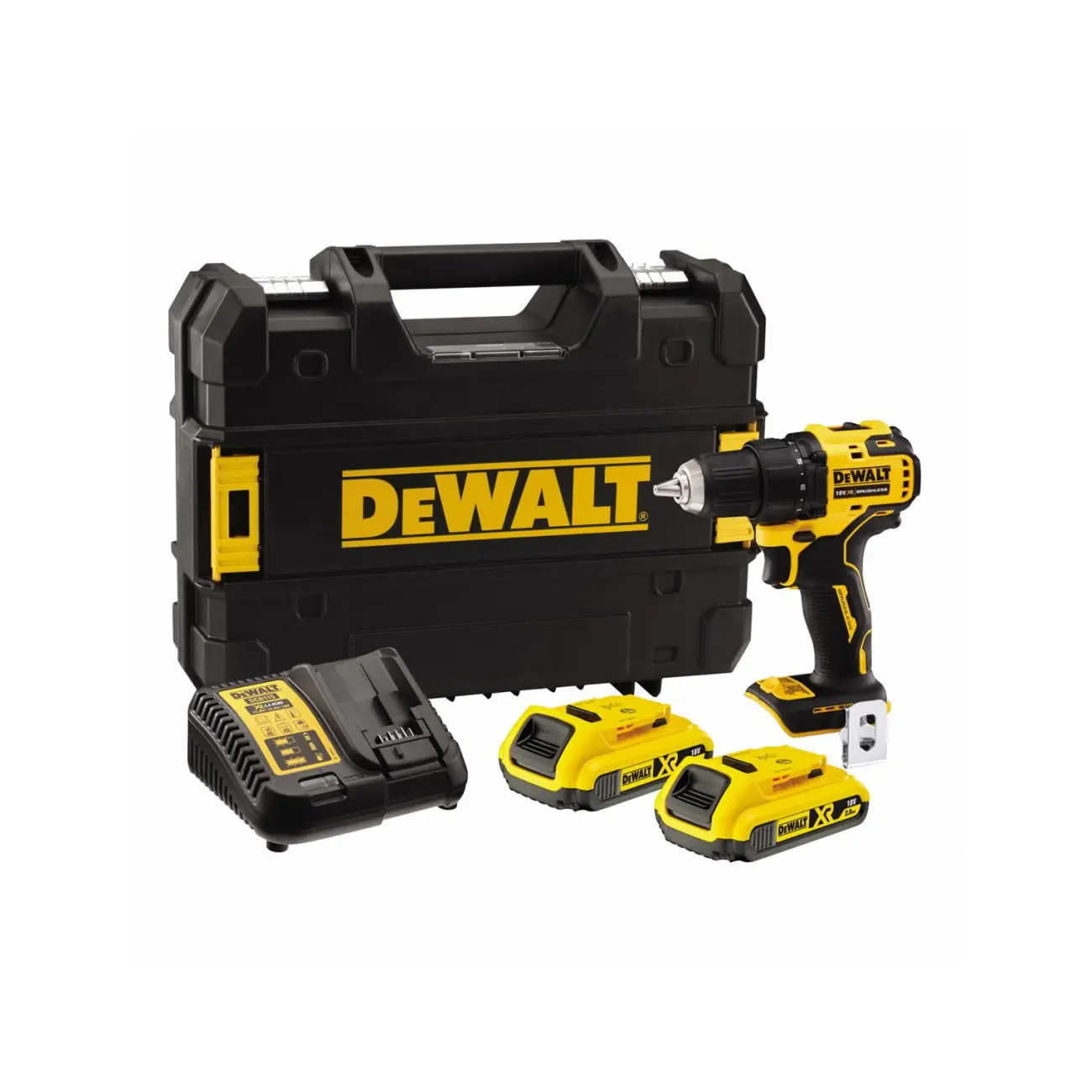 DeWalt Akumulatorska vibraciona bušilica - odvrtač DCD708D2T, 2x2.0Ah, 18V XR T-STAK kofer