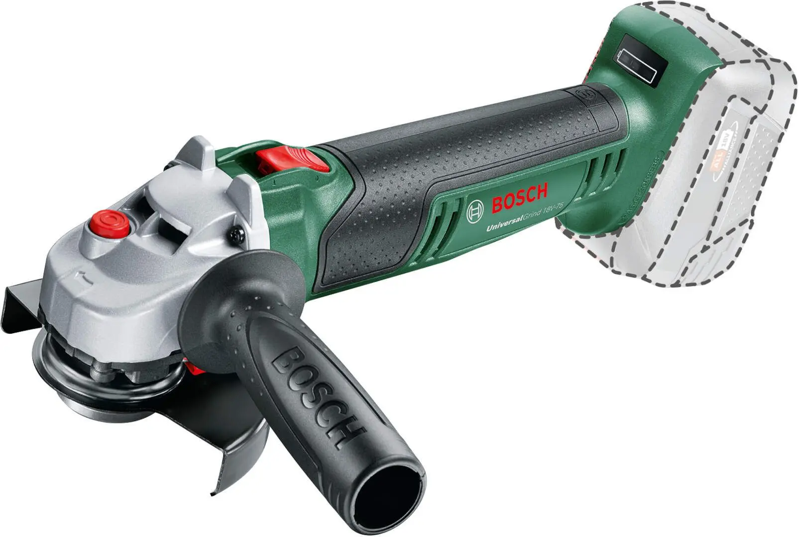 Bosch Akumulatorska ugaona brusilica mala UniversalGrind 18V-75, 125mm, solo bez baterije i punjača 06033E5001