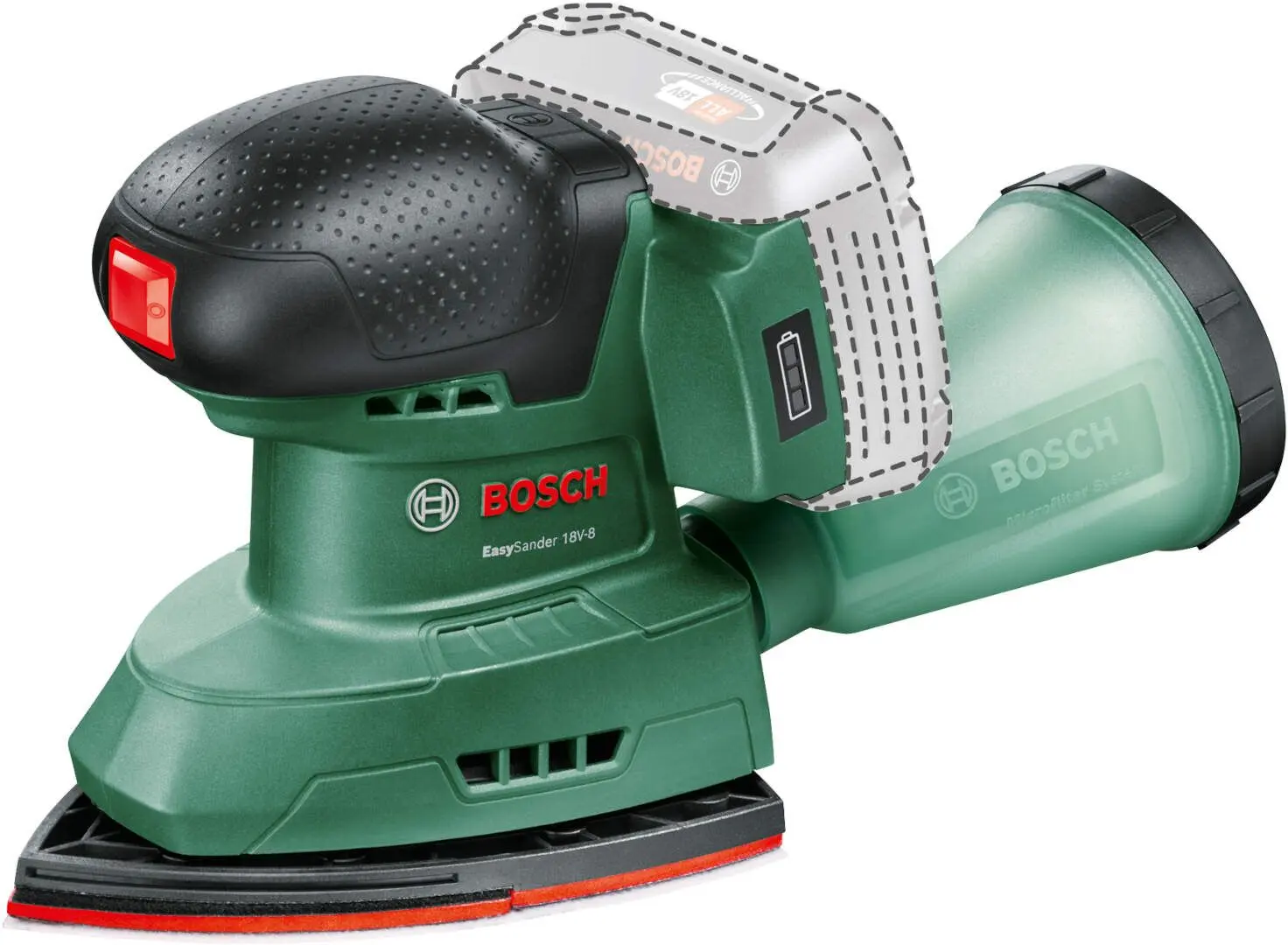 Bosch Akumulatorska vibraciona multi brusilica EasySander 18V-8 Solo, bez baterije i punjača 06033E3000