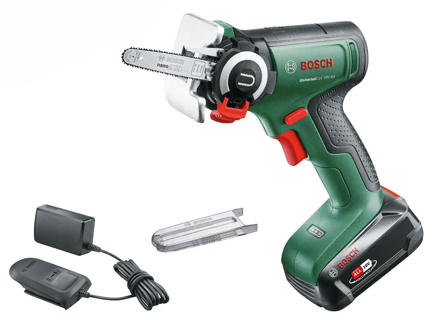 Bosch Akumulatorska ubodna testera UniversalCut 18V-65 - NanoBlade, 1x2,5 Ah 06033D5202