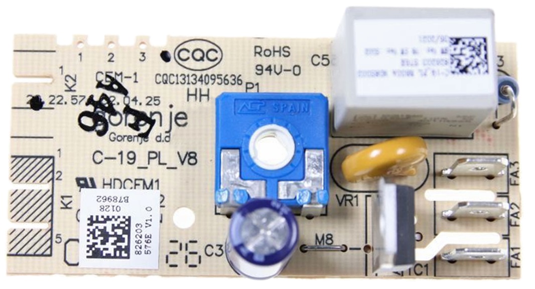 TERMOREGULACIONI MODUL ZAMRZIVAČA GORENJE 826203 0165594