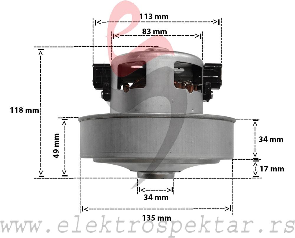 MOTOR USISIVAČA SAMSUNG DJ31-00005K 1600W 0302575