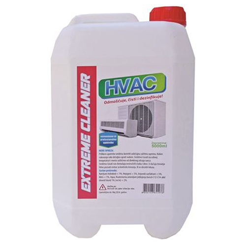 TEČNOST ZA PRANJE KLIMA UREĐAJA HVAC EXTREEM CLEANER 5L