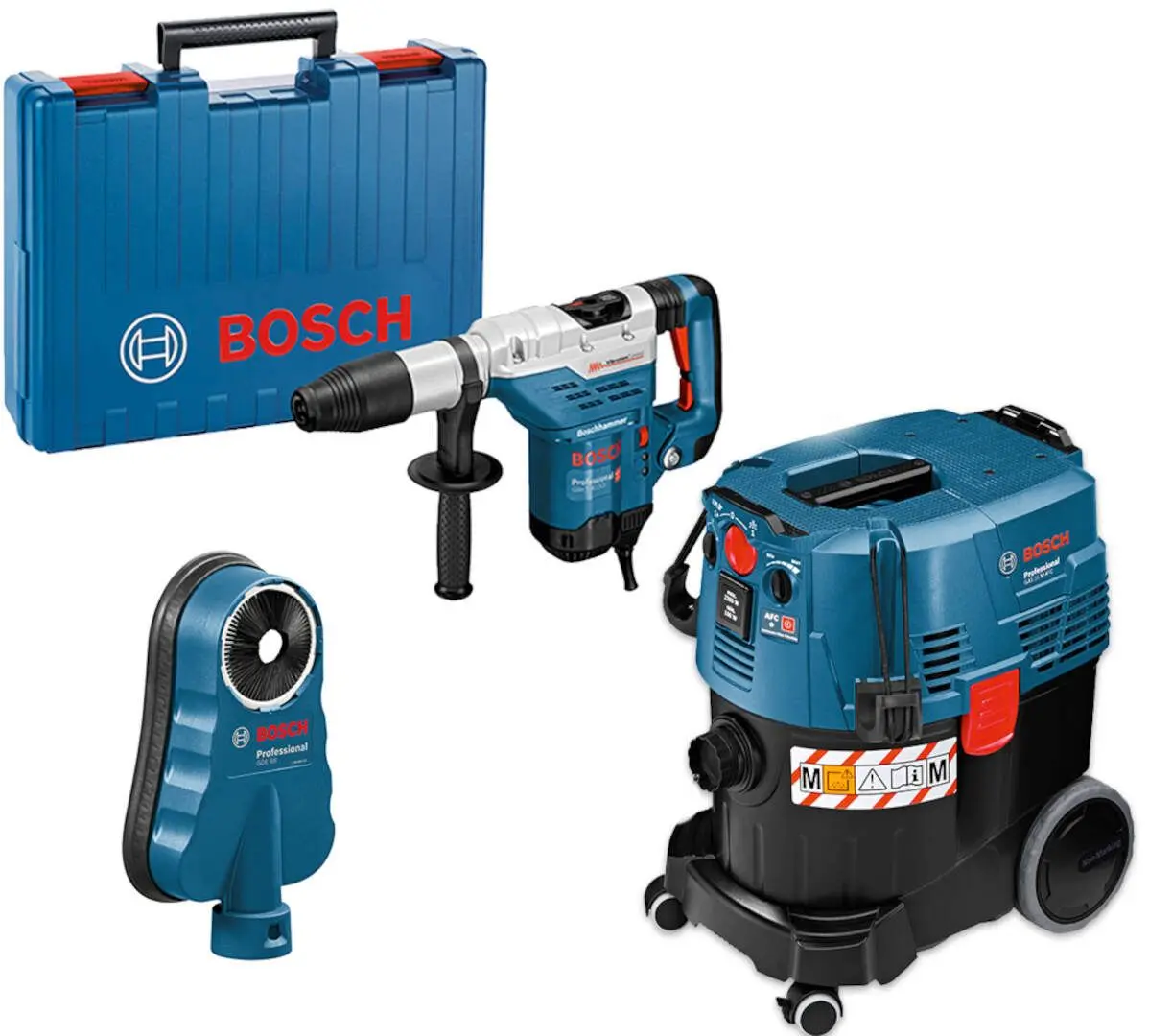 Bosch Set alata SDS-max Elektro-pneumatski čekić GBH 5-40 DCE + industrijski usisivač GAS 35 M AFC + GDE 68 0615A5004J