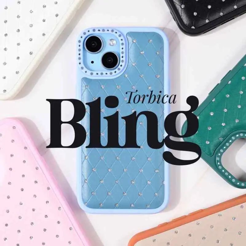 Maska Bling za iPhone 13 zelena