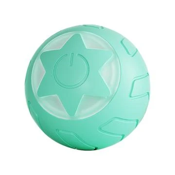 AIWO STAR PET SMART ROLLING BALL TEASER - BABY BLUE