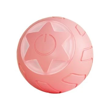 AIWO STAR PET SMART ROLLING BALL TEASER - PINK