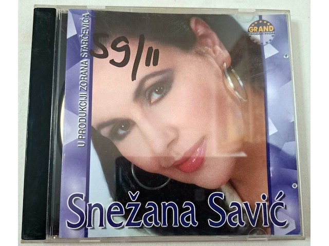 CD folk: SNEŽANA SAVIĆ - Možda nije ljubav to (2001)