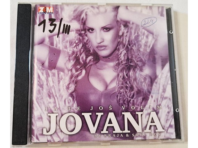 CD folk: JOVANA TIPŠIN - Ja te još volim (2000) odličan