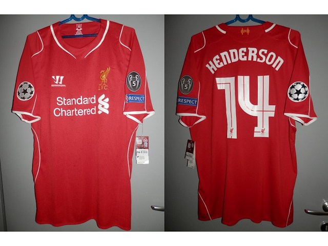 Liverpool dres 2014 Jordan Henderson 14 (Original šop)