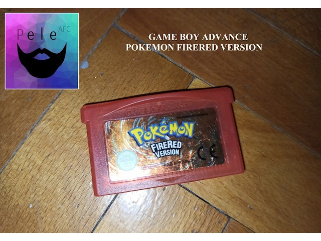 Game Boy Advance Pokemon FireRed Version ketridz