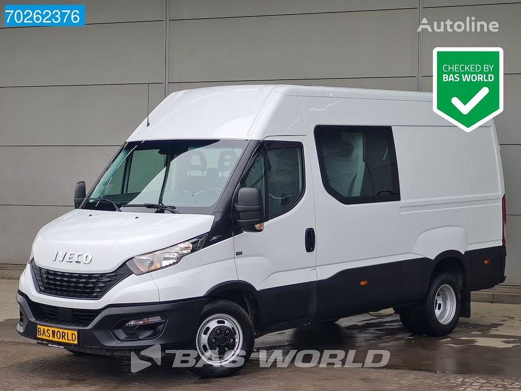 IVECO Daily 35C14 L2H2 Dubbel Cabine 3500kg trekhaak Dubbellucht Airco laki furgon