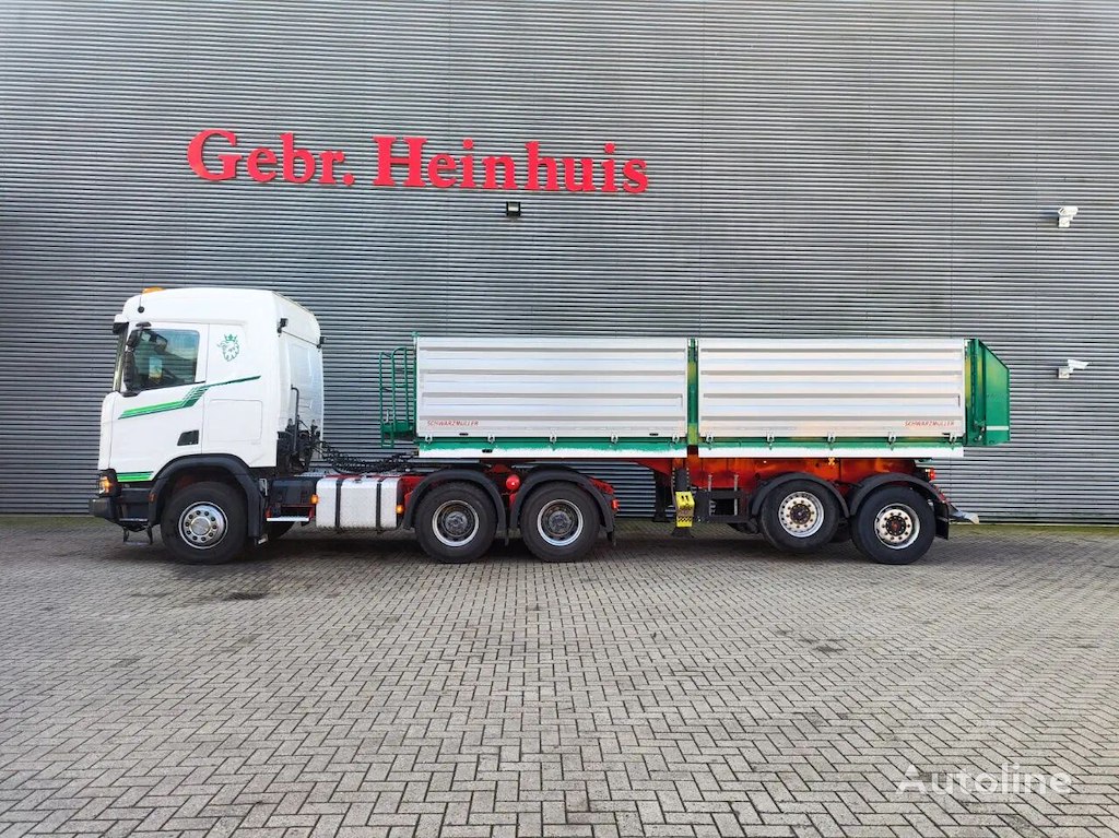 Scania R500 V8 XT 6x4 Euro 6 + Schwarzmuller SM 3 seitenkipper kiper