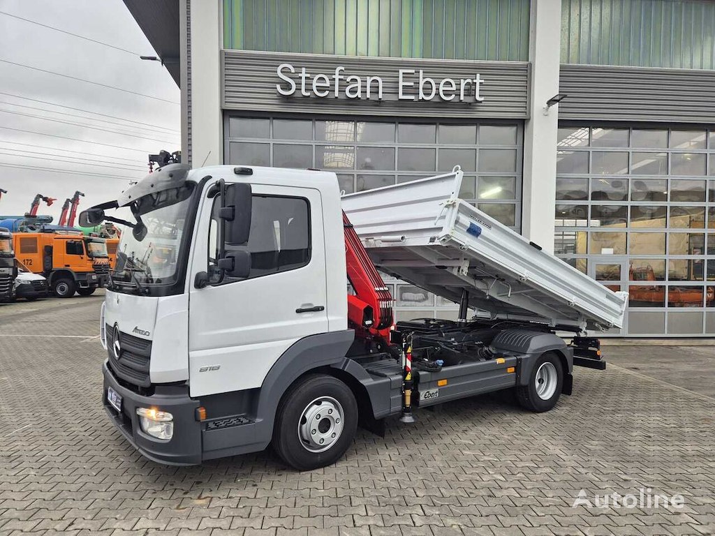 Mercedes-Benz Atego 818 KK Kipper+Kran+Funk+Greifersteuerung kiper