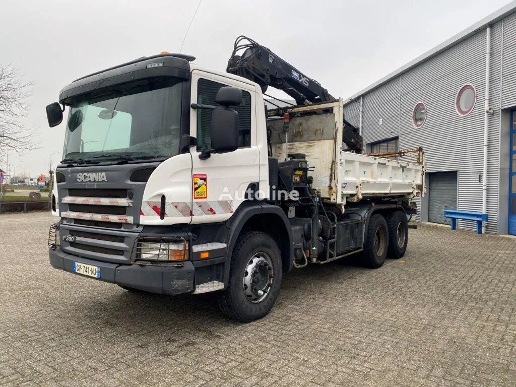 Scania P380 / BIG AXLE / FULL STEEL / 6X4 / HIAB 144E-3 / REMOTE CONTRO kiper