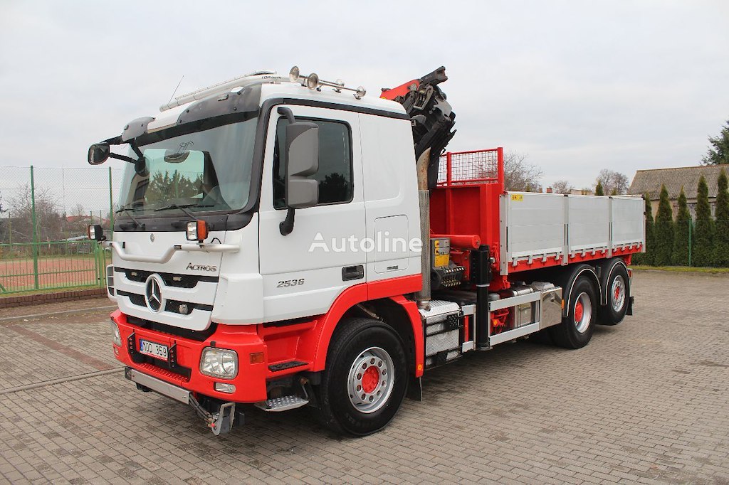 Mercedes-Benz ACTROS 2536 PALFINGER CRANE 26002 KIPPER kiper