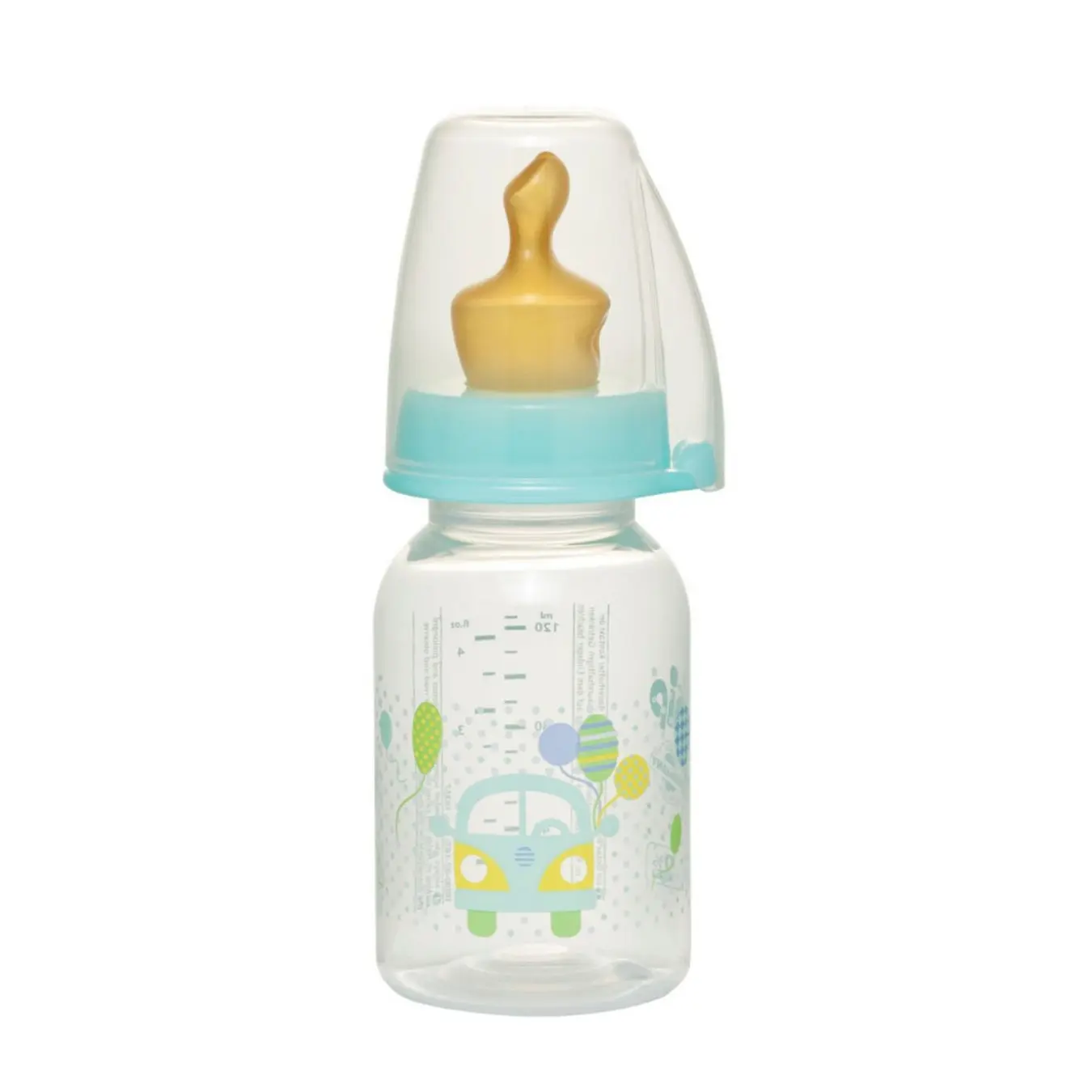 NIP Flašica za bebe Family 125ml Kaučuk cucla, PP, 0-6m