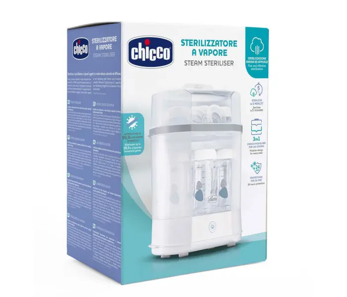 Chicco Električni sterilizator 3u1, Beli