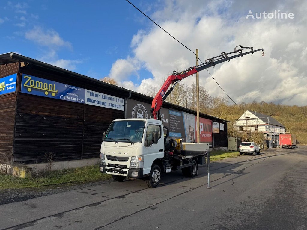 Mitsubishi Fuso Canter 6C15 *HMF KRAN 535* ORGINAL 38000KM* kamion s ravnom platformom