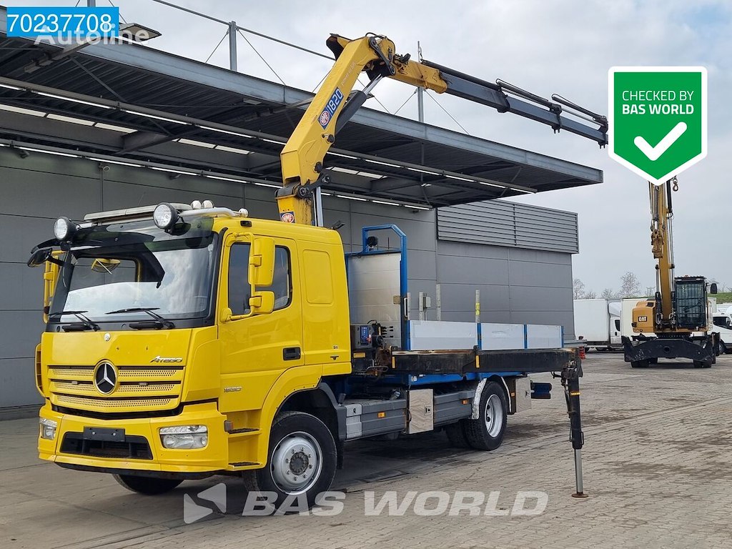 Mercedes-Benz Atego 1530 4X2 HMF 1820-K5 Crane Kran Remote Automatic Euro 6 kamion s ravnom platformom