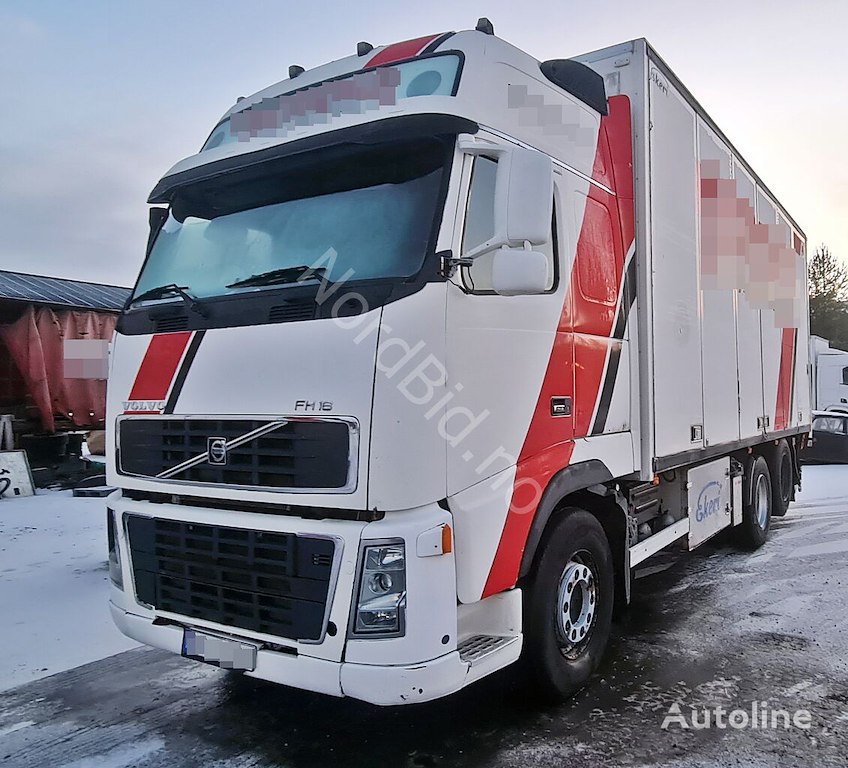 Volvo FH16 660 *6x2 *INSIDE 6.5m; EURO 4 *VIDEO kamion furgon