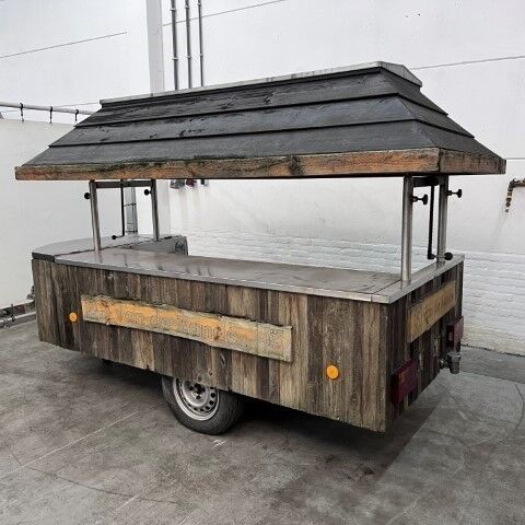 Aanhangwagen Barbecue BBQ prikolica kiosk