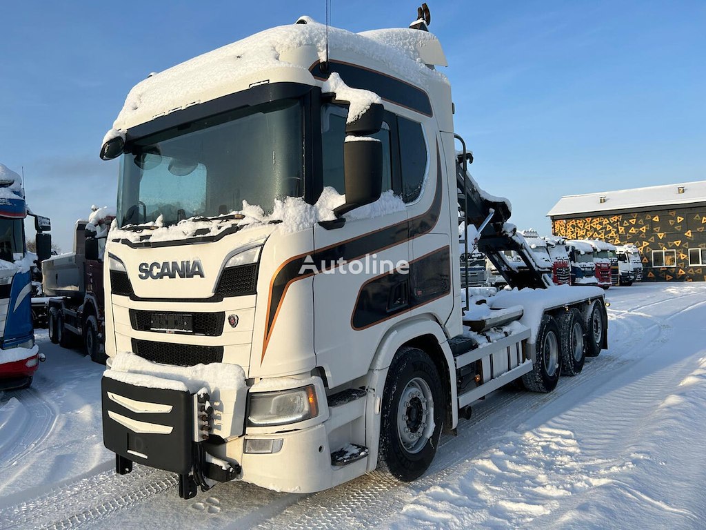 Scania R 650 8x4*4 HIAB XR 21 ton / 5600 mm / TULOSSA kamion rol kiper