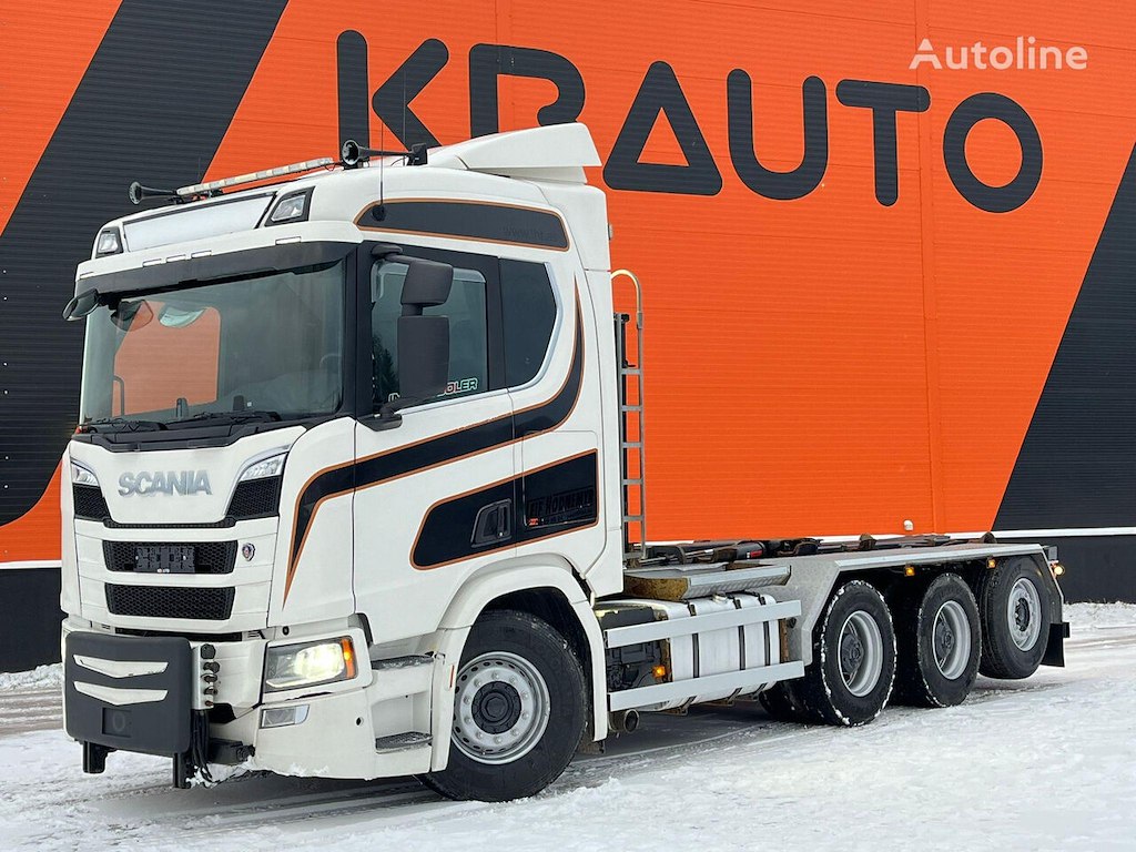 Scania R 650 8x4*4 HIAB XR 21 ton / L=5600 mm / RETARDER / BIG AXLES / kamion rol kiper