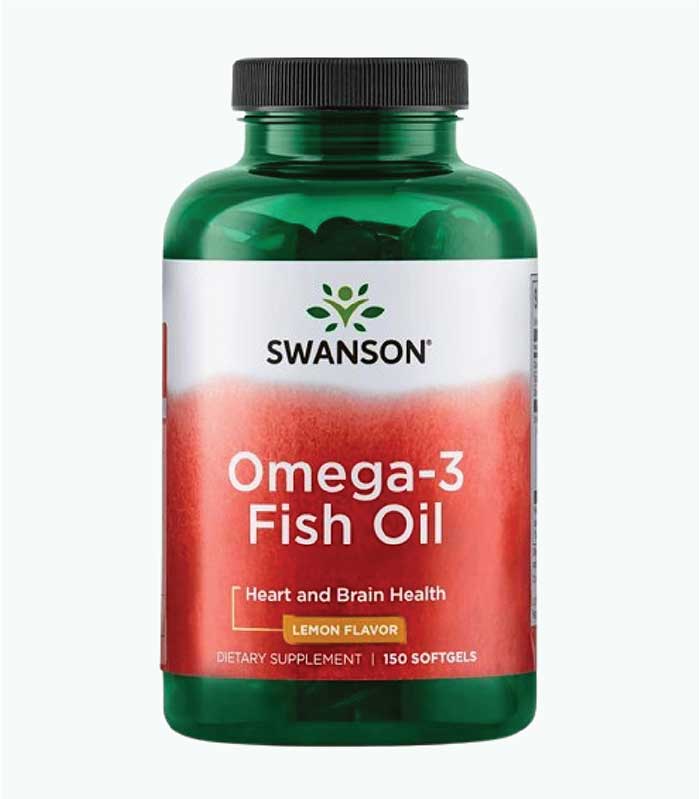 Swanson Omega-3 Fish Oil sa ukusom limuna