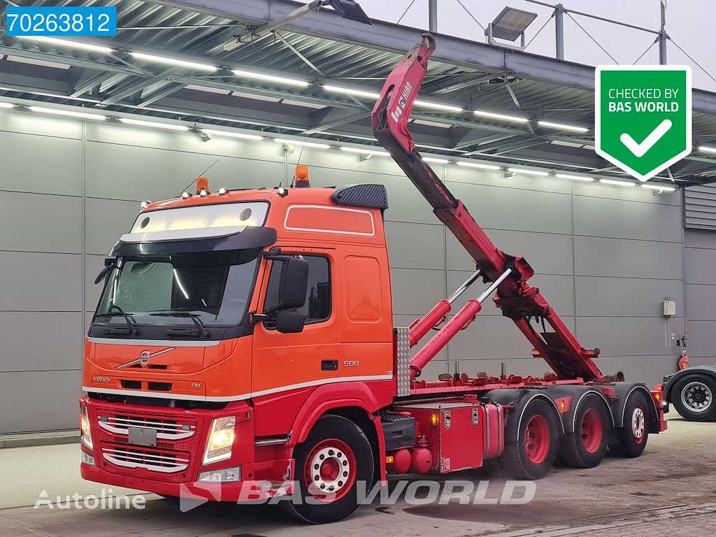 Volvo FM 460 8X4 Lift+Lenkachse 24T Hooklift Euro 6 kamion rol kiper