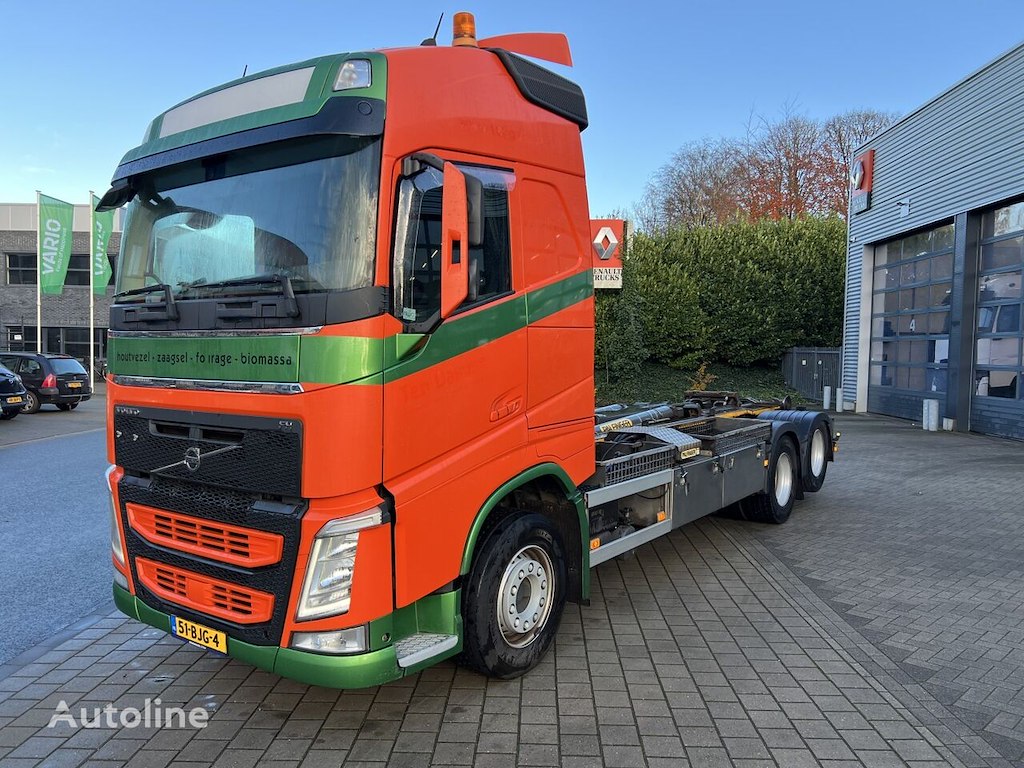 Volvo FH 420 E6 GLOBETROTTER 6X2 HAAKARM 20T / AIRCO / STANDKACHEL / kamion rol kiper