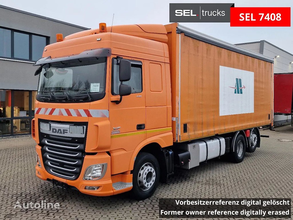 DAF XF 440 FAN Standklimaanlage / Staplerhalterung / Navi / Lenkachs kamion sa klizna zavesa cerada