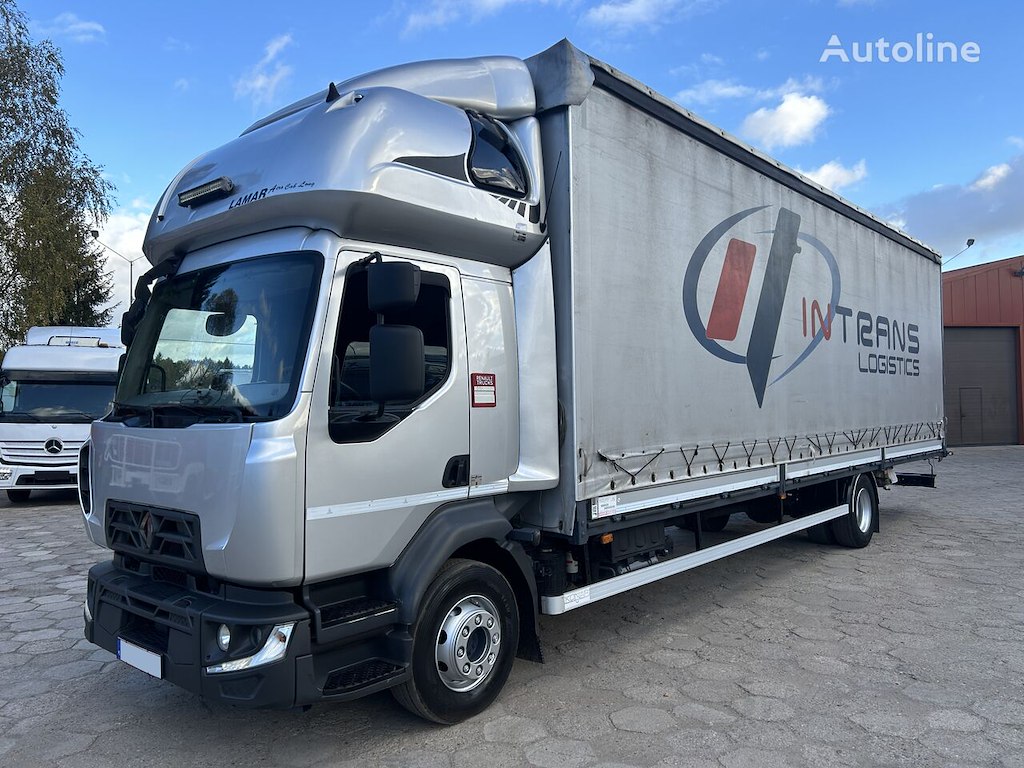 Renault D 16 / BURTO-FIRANKA DŁ. 9.45 M / R 19.5 / DMC 16 300 KG / 2015 kamion sa klizna zavesa cerada