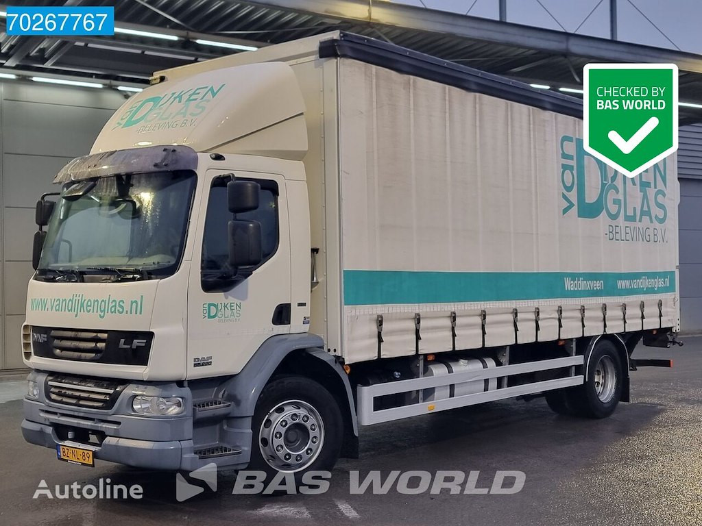 DAF LF55.220 4X2 19t NL-Truck 2.000kg Ladebordwand EEV kamion sa klizna zavesa cerada