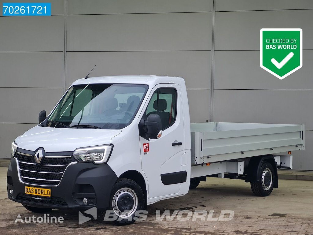 Novi Renault Master 165PK Nieuw! Open laadbak Trekhaak Pickup Airco Cruise Pr kamion s ravnom platformom < 3.5t