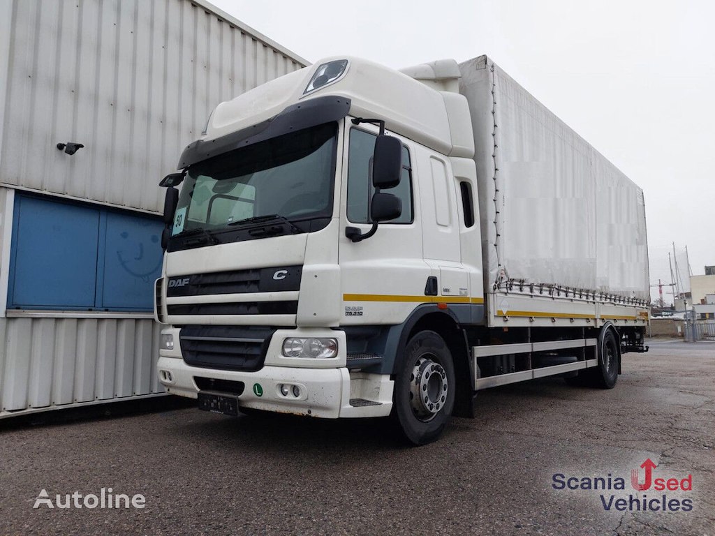 DAF CF 75.310 FA EEV Pritsche Plane Ladebordwand kamion s ceradom